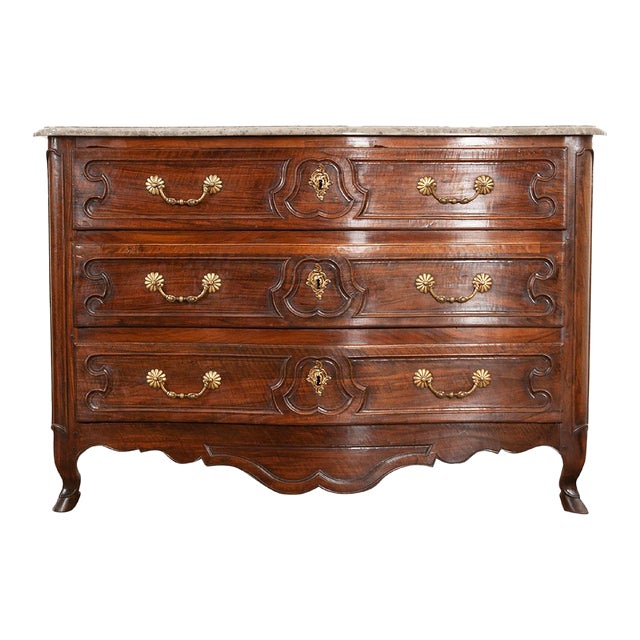 French Parisian 18th Century Rosewood Commode | Chairish