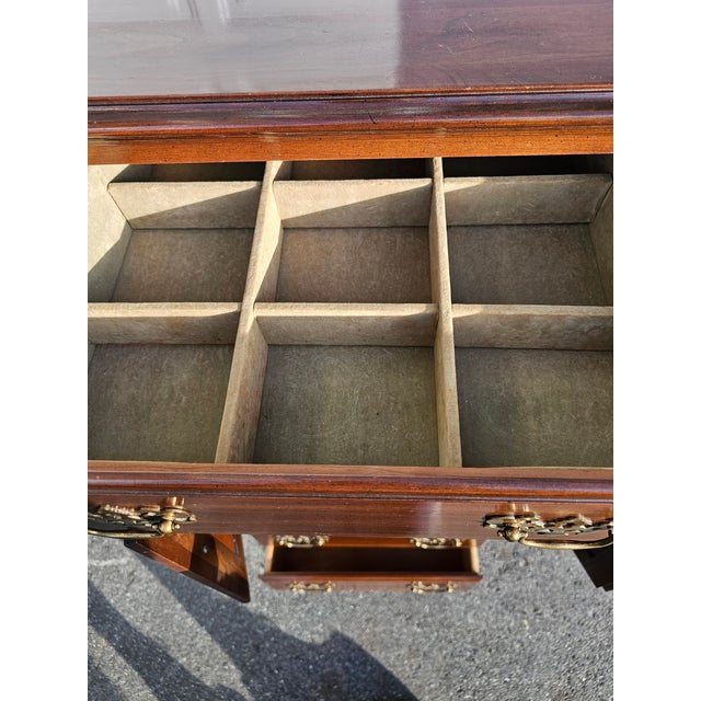 1980s Ethan Allen Narrow Cherry Lingerie Chest | Chairish