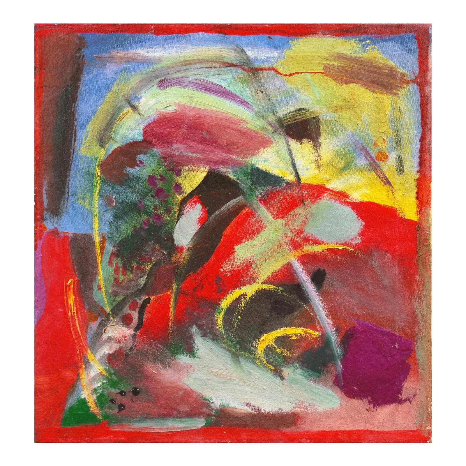 'Abstract, Citron & Scarlet' by Charles Barr, American Abstraction ...