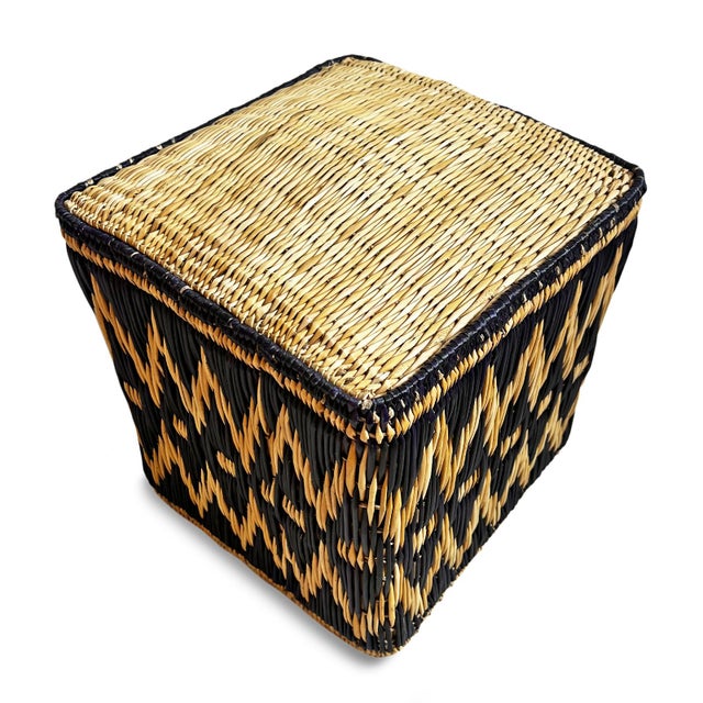 Kuba Cube Stool | Chairish