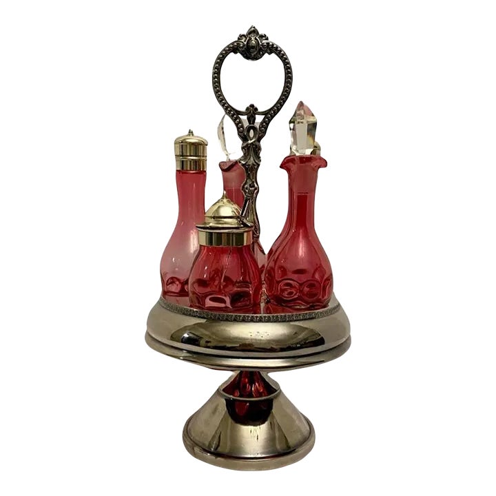 Late 19th Century Antique Victorian Middletown Plate Co. Triple Plate ...