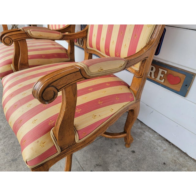 Vintage French Style Wingback Chairs- Set of 2 | Chairish