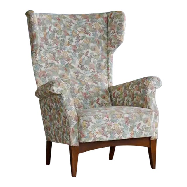 Fritz Hansen 1950s Wingback Chair Model 8023 in Teak Danish Midcentury ...