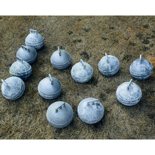1940s Metal Fishing Buoys / Floats - Set of 12 | Chairish