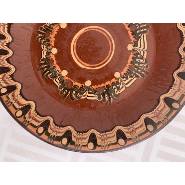 Traditional 1950s Troyan Art Plate / Serving Bowl | Chairish