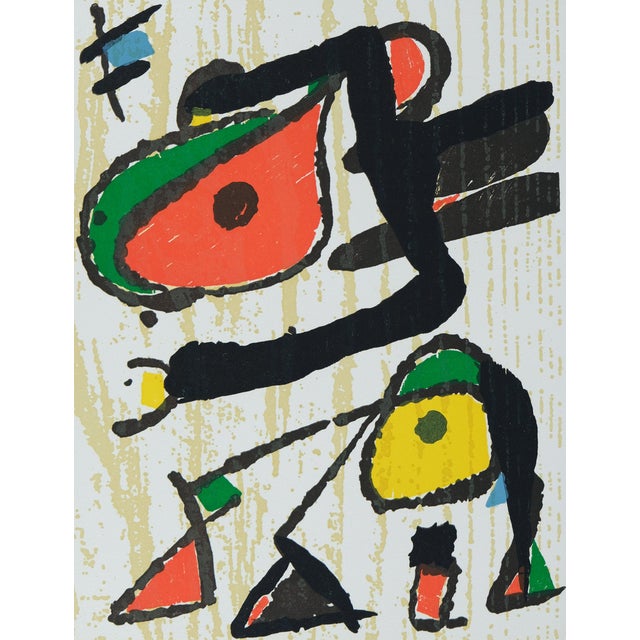 Joan Miro, Surreal Character, Etching | Chairish