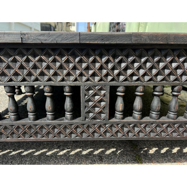 Mid 20th Century Vintage Black Takhat Coffee Table | Chairish