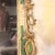 Large Italian Rococo Gilt and Painted Diamond Dust Mirror | Chairish