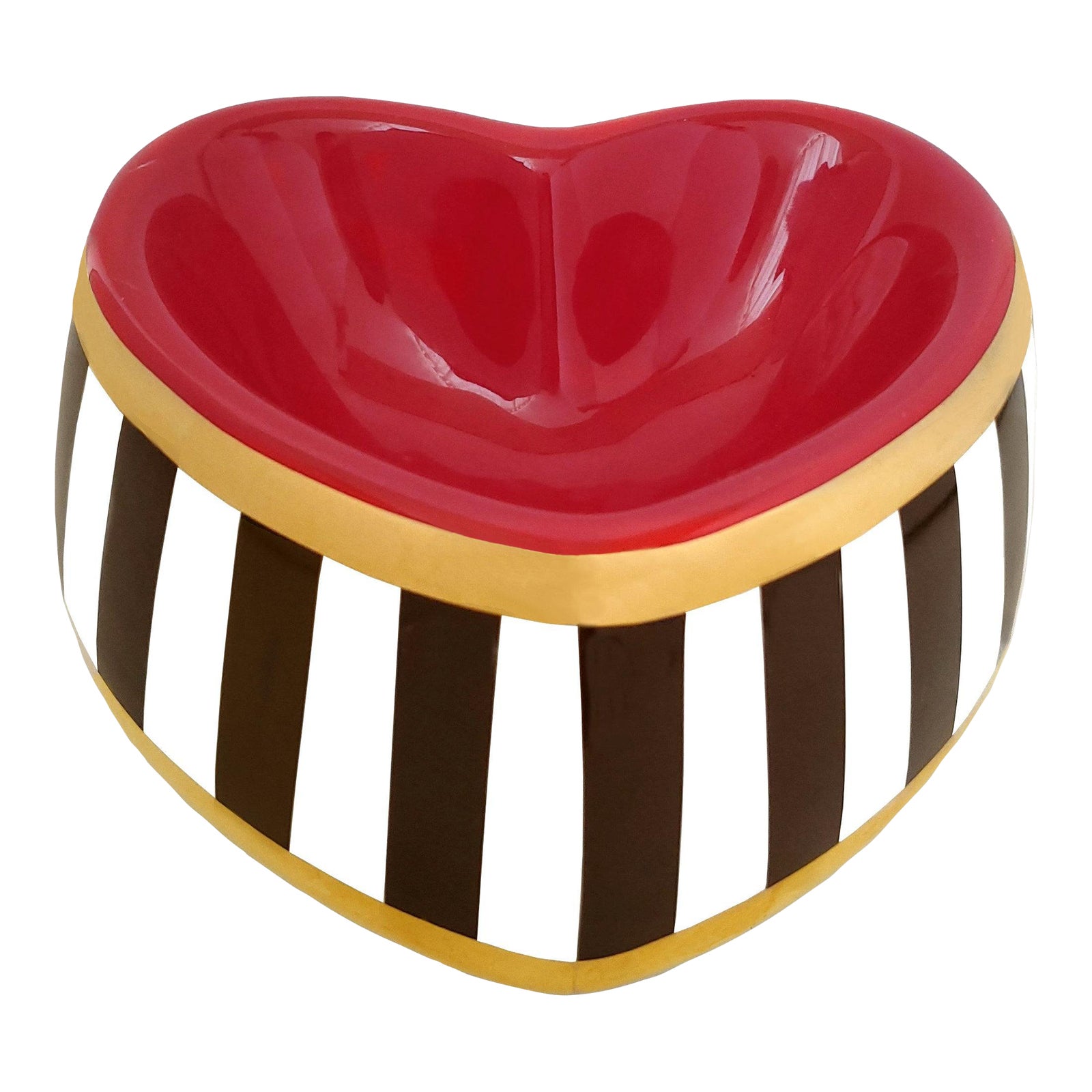 Pop Art Vintage Henri Bendel Porcelain Ceramic Pet Bowl for Dogs or ...