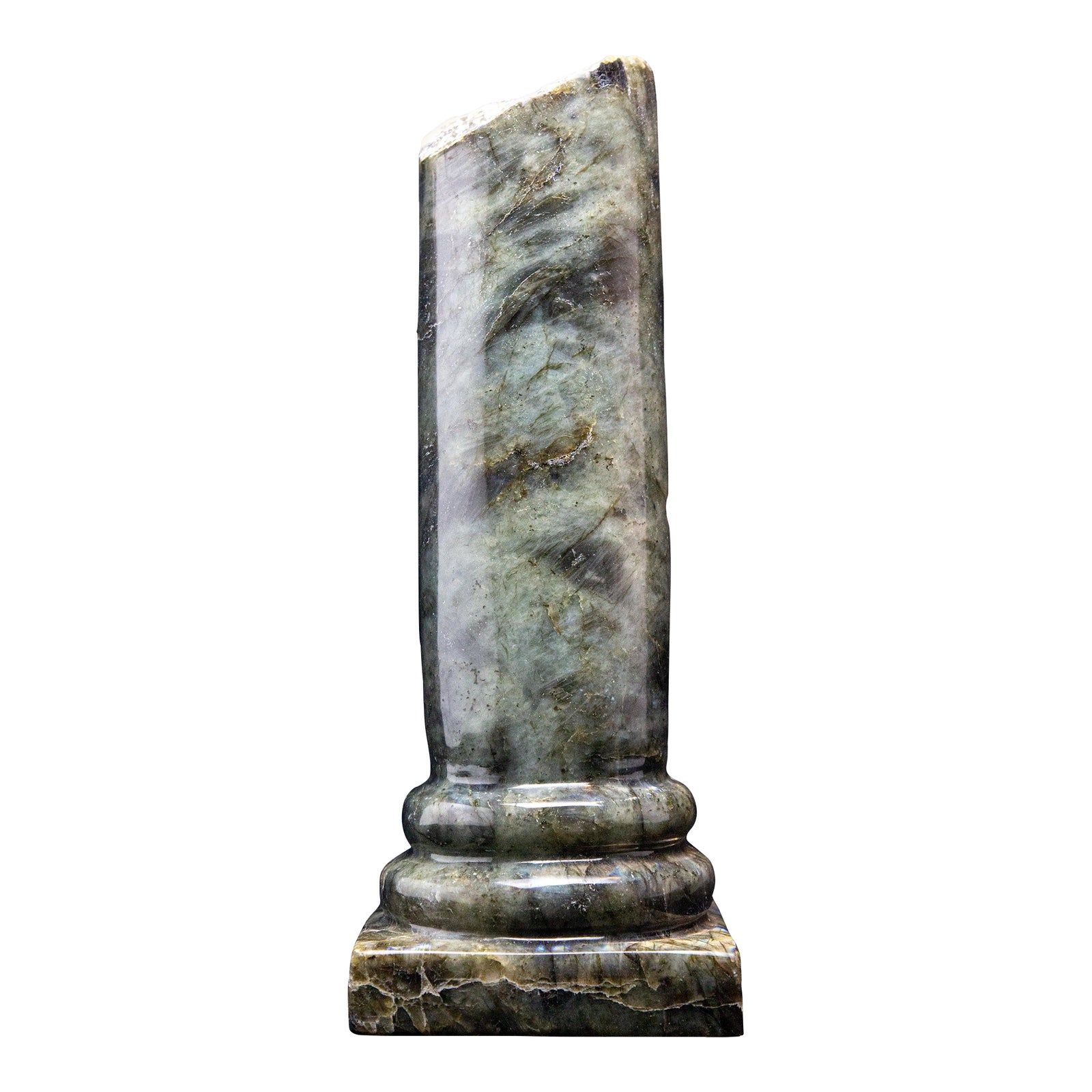 Labradorite Column | Chairish