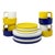 Blue, White and Yellow Massimo Vignelli for Heller Dishes - Service for 4 | Chairish