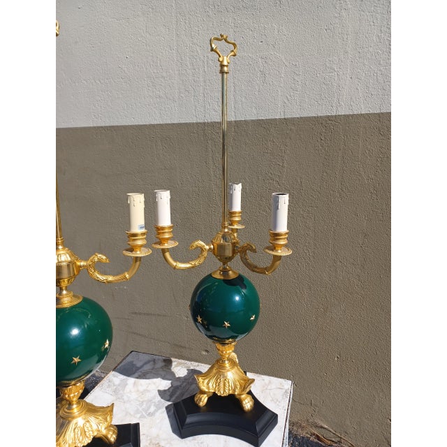 Pair of Mid 20th Century Laudarte Versace Billouette Candleabra Table ...