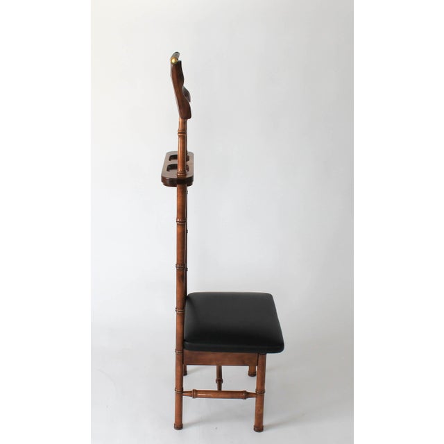 Mid Century Dressing Valet W/ Seat | Chairish