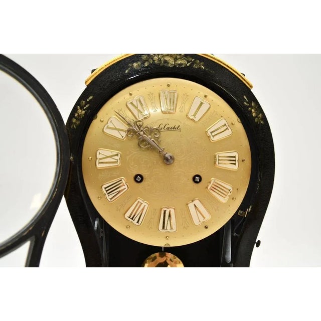 Vintage Swiss Hand-Painted Wall Clock from Le Castel, 1960s | Chairish