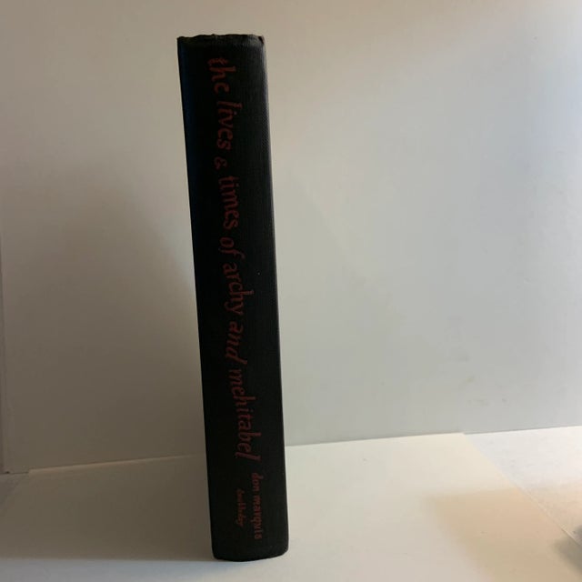 1950 The Life and Times of Archy and Mehitabel Book | Chairish