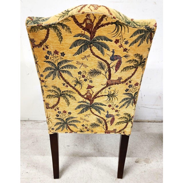 Tropical Jungle Dining Chairs Set of 8 | Chairish