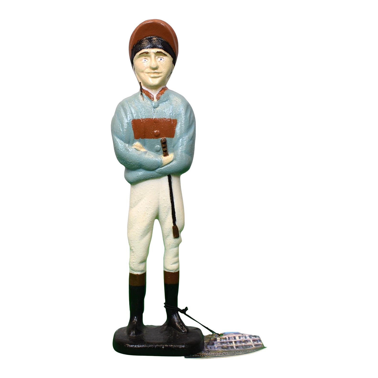 Marylou Whitney Stables Cast Iron Doorstop | Chairish