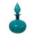 Vintage Aquamarine Art Glass Decorative Decanter - Attributed to Blenko ...
