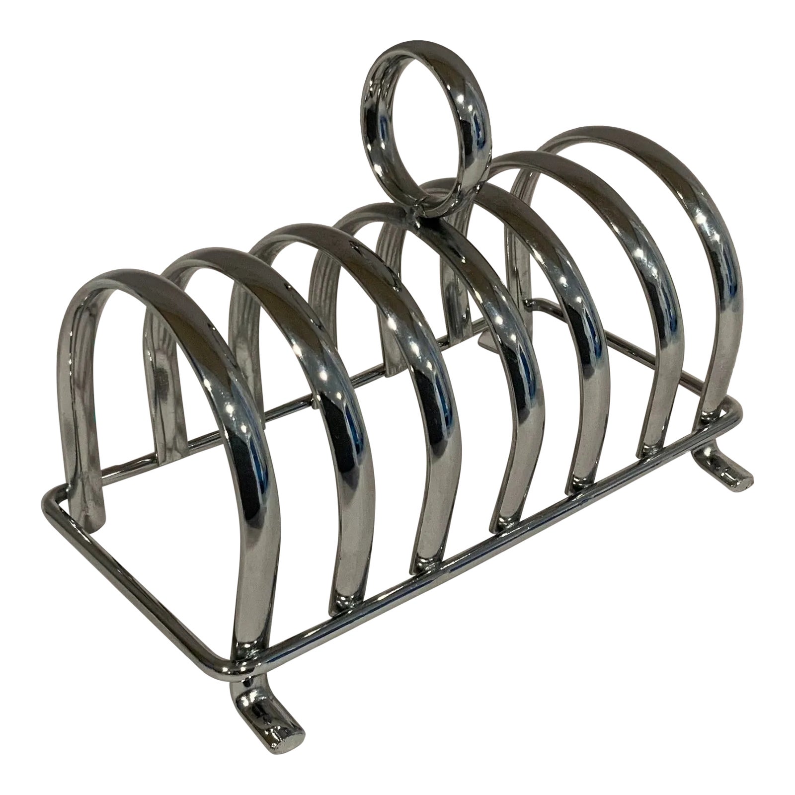 Mid 20th Century Seven Bar Toast Holder/Rack | Chairish