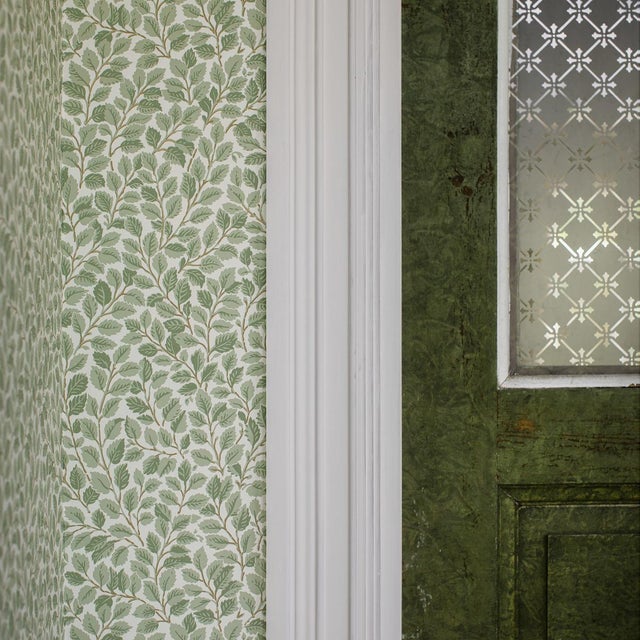 SAMPLE - Boråstapeter Hazel Wallpaper In Ivory | Chairish