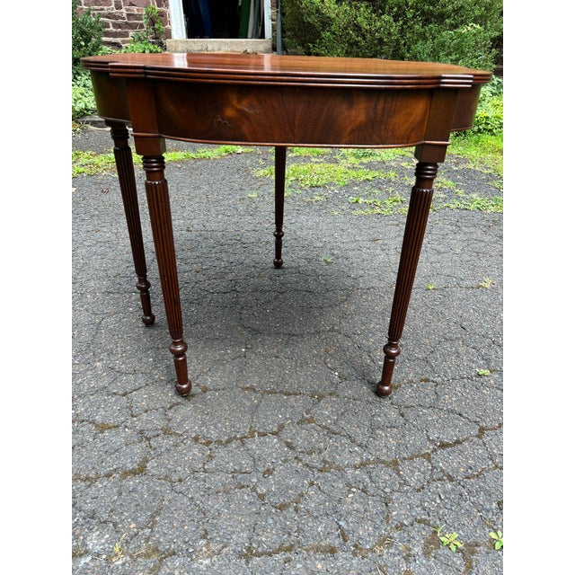 English Tea Table Mid 19th Century. Sheraton Style. | Chairish