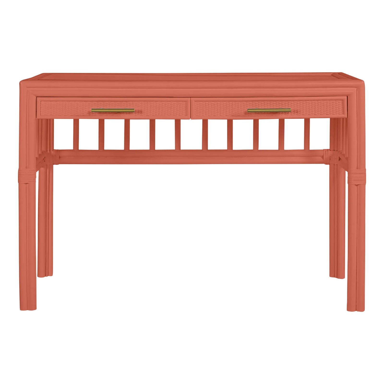 David Francis Furniture for Chairish Colony Desk, Baked Terra Cotta ...