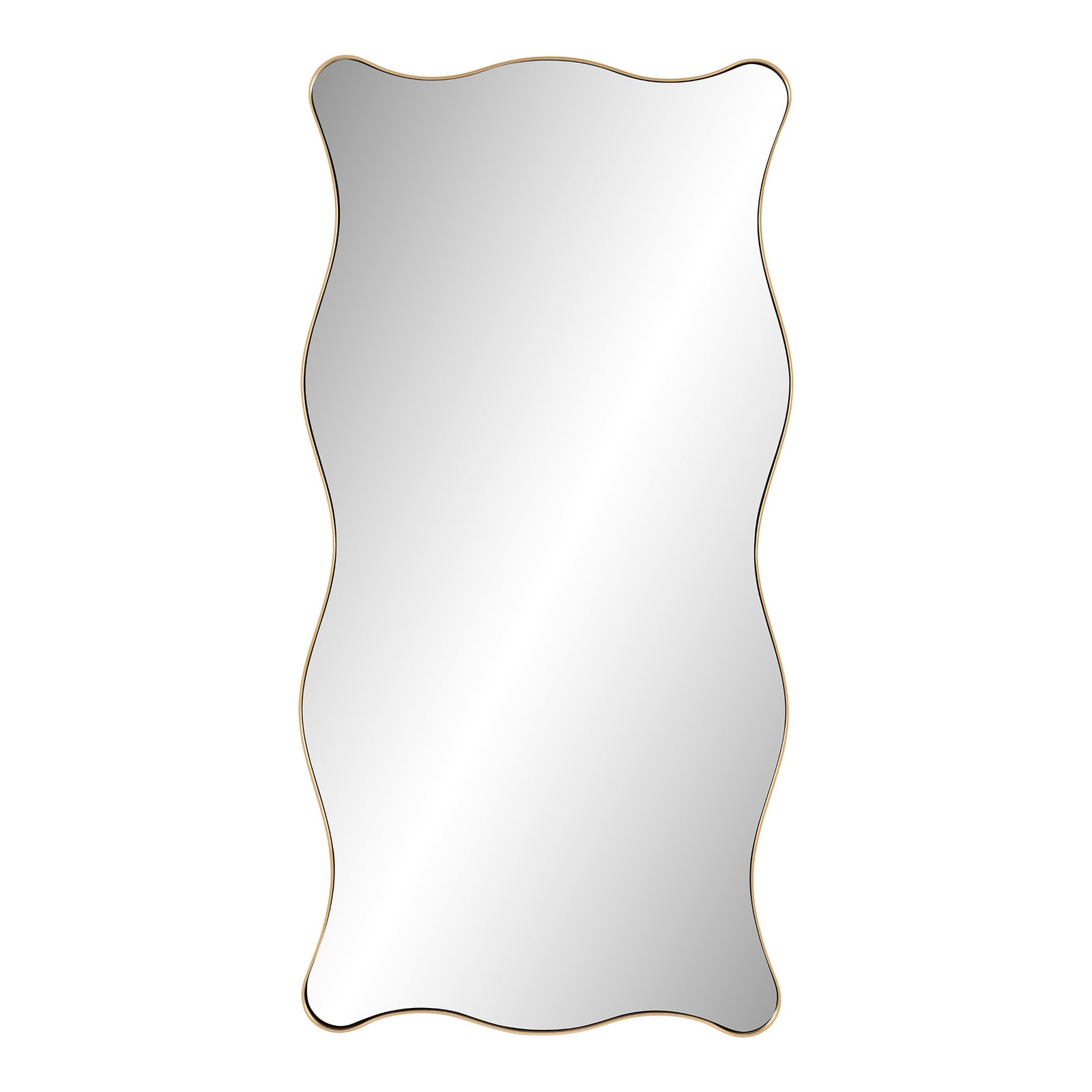 Wanda Wavy Wall Mirror | Chairish