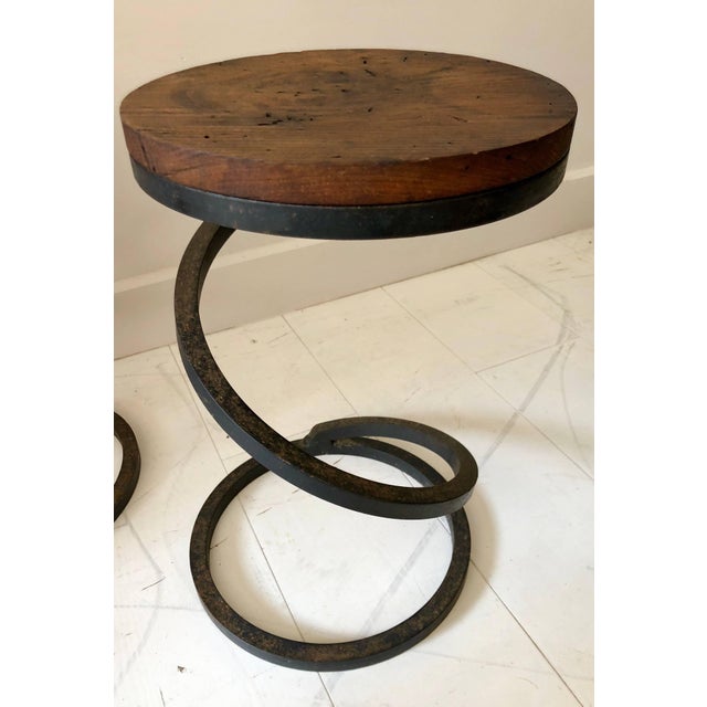 Set of Three Vintage "Spring" Tables | Chairish