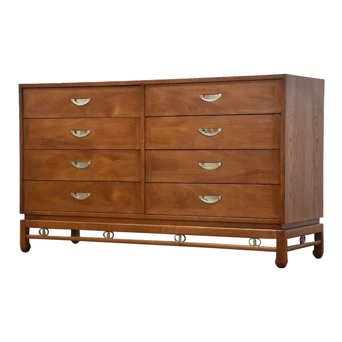 Mid Century Chestnut Dresser | Chairish