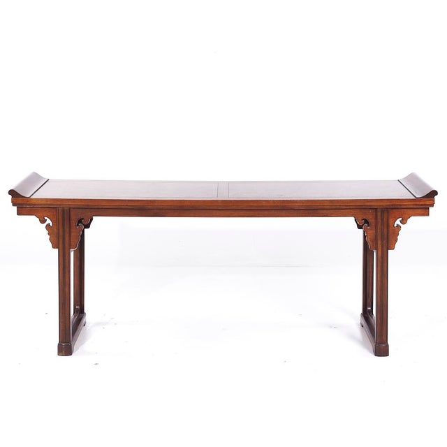 Baker Hollywood Regency Chinoiserie Altar Console Table | Chairish
