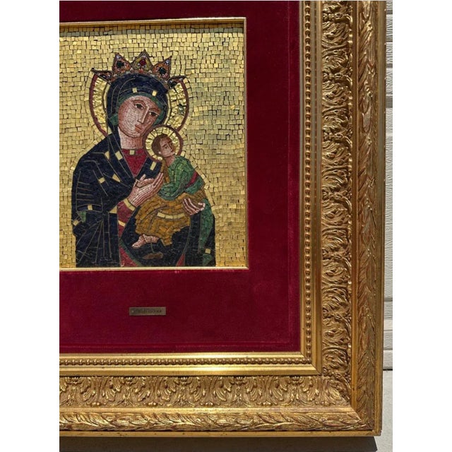 Large Micro-Mosaic Panel G. Cinquegrana Studio Del Mosaico, Vatican ...