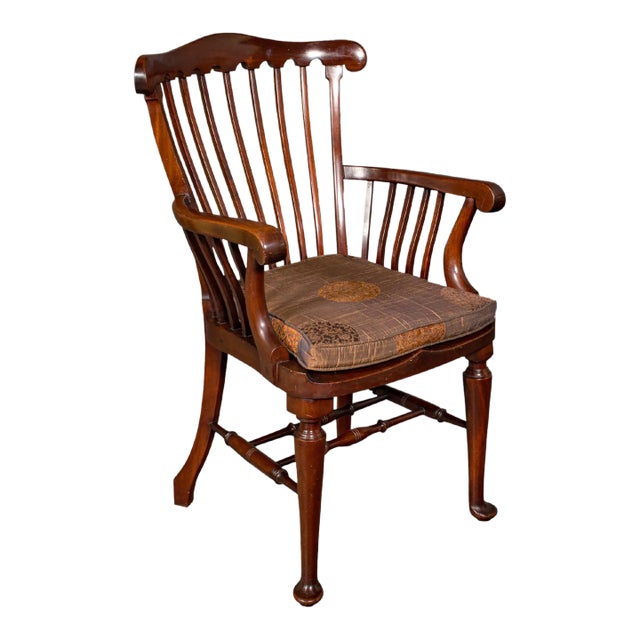 1890s Antique Victorian Cleric s Armchair Chairish