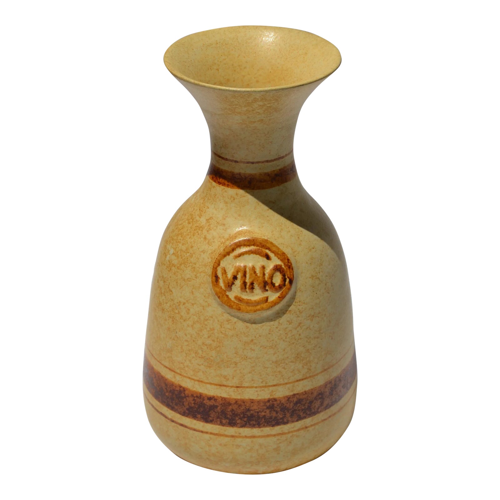 1970s Vintage Pottery Craft California Usa Ceramic Vino Decanter | Chairish