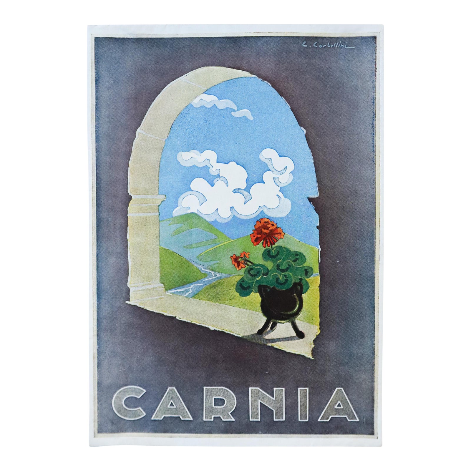 1930s Italian Travel and Tourism Pamphlet, Carnia | Chairish