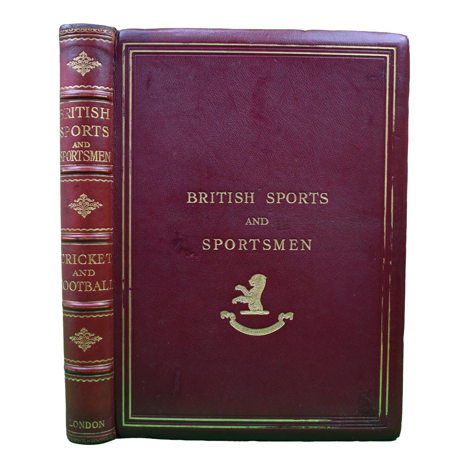 "British Sports and Sportsmen: Cricket and Football" 1917 | Chairish