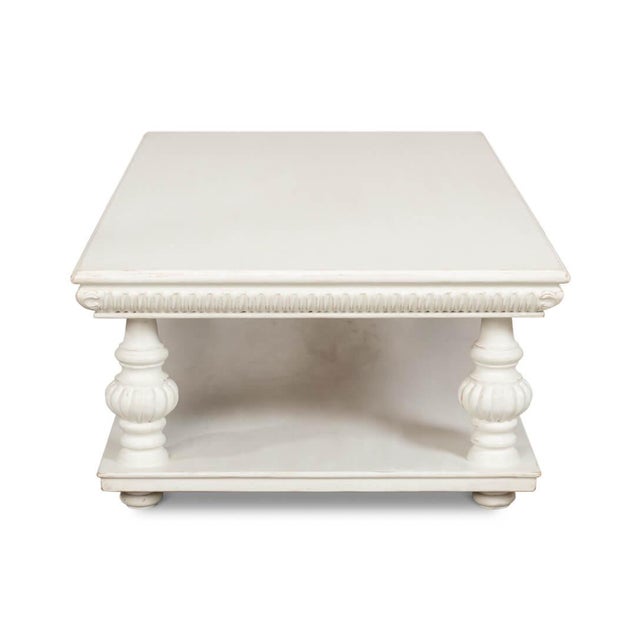 Antique White Cocktail Table | Chairish