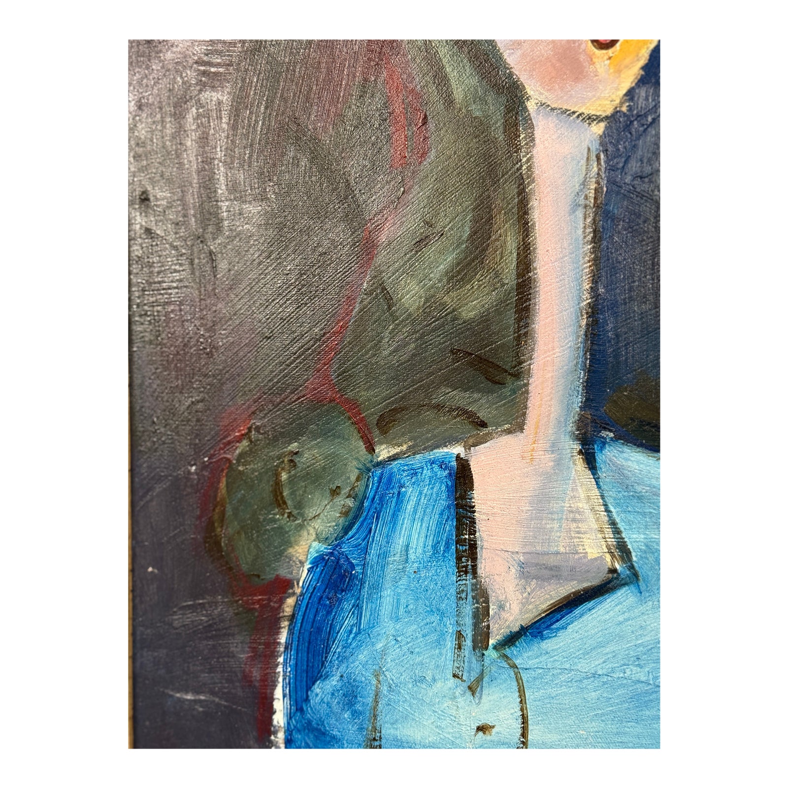 Maxine Estachy French Portrait Artist C 1950 | Chairish