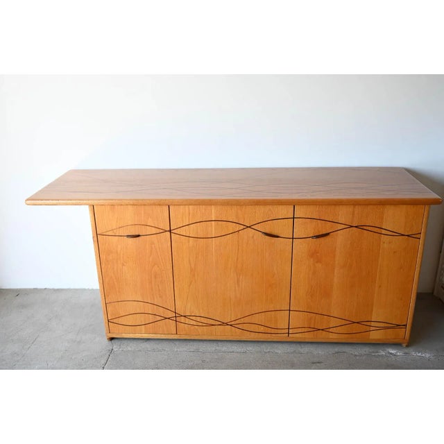 Bespoke Cabinet With Carved Inlay by Robert Squire Bierbaum, 1995 ...