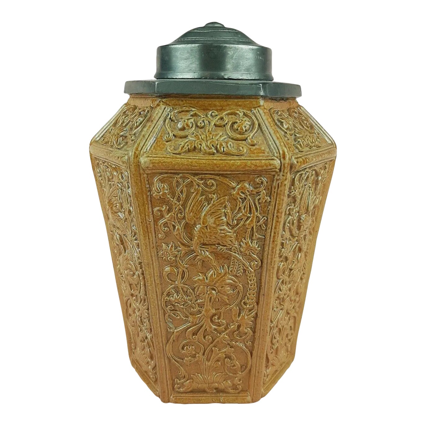 Antique Tobacco Jar France 1840 Ziegler Jules Claude | Chairish