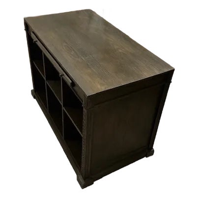 Restoration Hardware Library System 6-Cubby Open Cabinet | Chairish