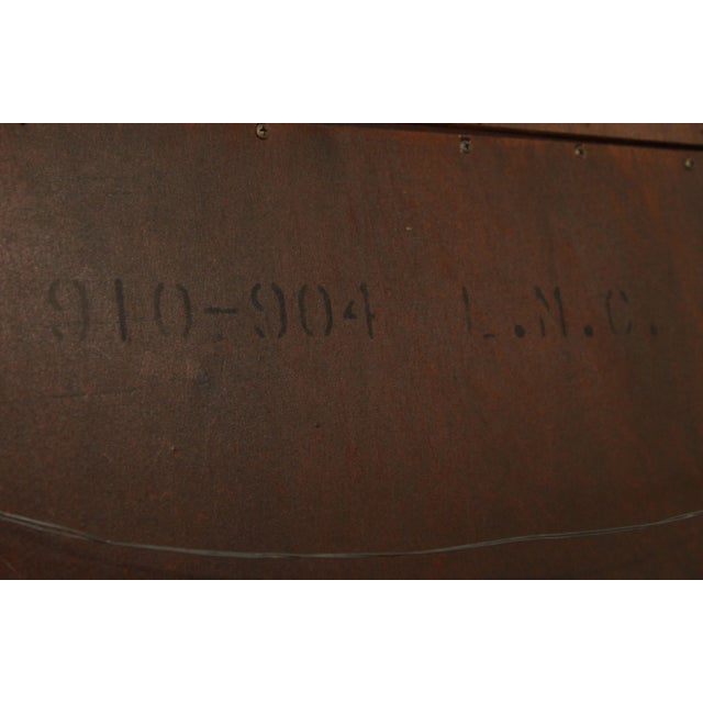 Chippendale Style Vintage Mahogany Gilt Shell Carved Wall Mirror | Chairish