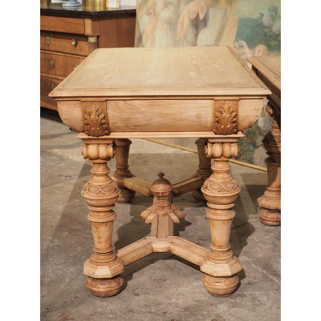 Pair of Bleached Antique Dutch Renaissance Style Tables, 19th Century ...