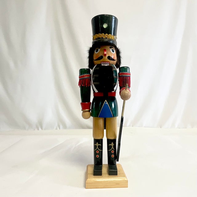 1970s Vintage German Sable Mink Fur Christmas Soldier Nutcracker | Chairish