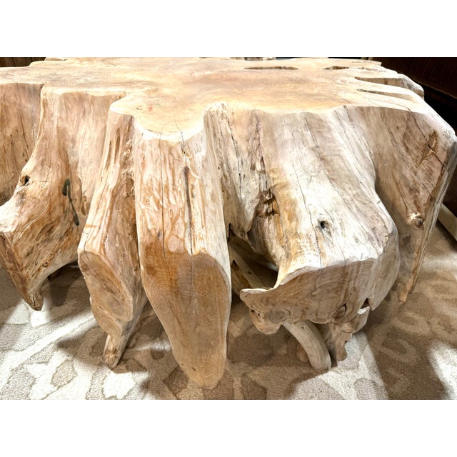Cypress Natural Wood Coffee Table | Chairish