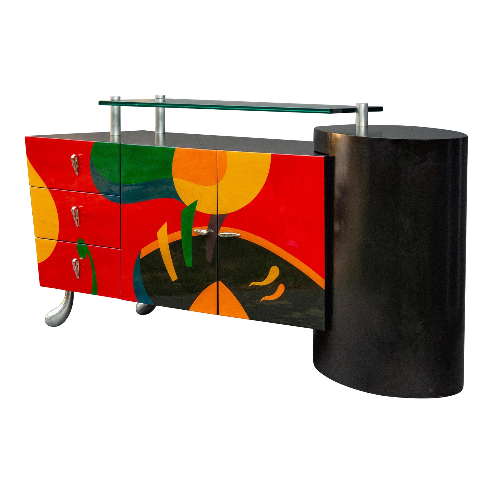 Postmodern 'Cosmo' Buffet by Benjamin Le for Axi Furniture | Chairish