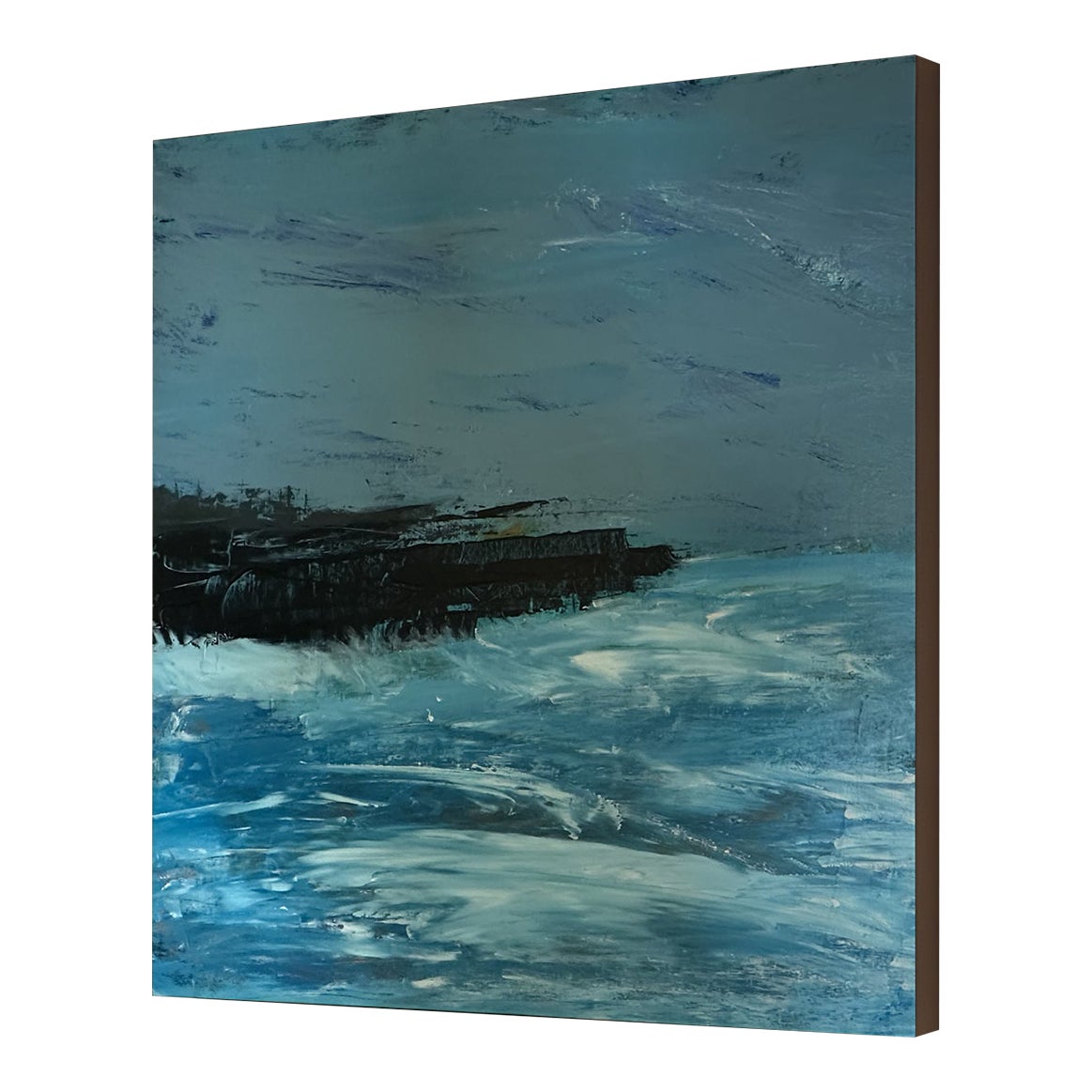 Richard Gene Barbera "On Coming Storm" Oil on Canvas | Chairish
