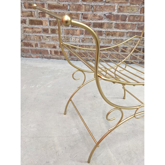 1980s Hollywood Regency Vintage Vanity Bench | Chairish