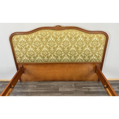 Vintage French Louis XVI Style Double Bed Frame with Carved Headboard ...