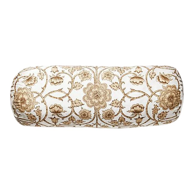 The House of Scalamandré Ornamental Gate Bolster Pillow, Travertine ...