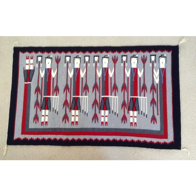 Navajo Yeibichai Weaving Rug - 2′6″ × 4′2″ | Chairish